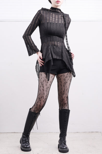 NONCODE(ノンコード) - ヴェスパーシースルースカーフワンピース / Vesper See-Through Scarf One Piece – einz.jp