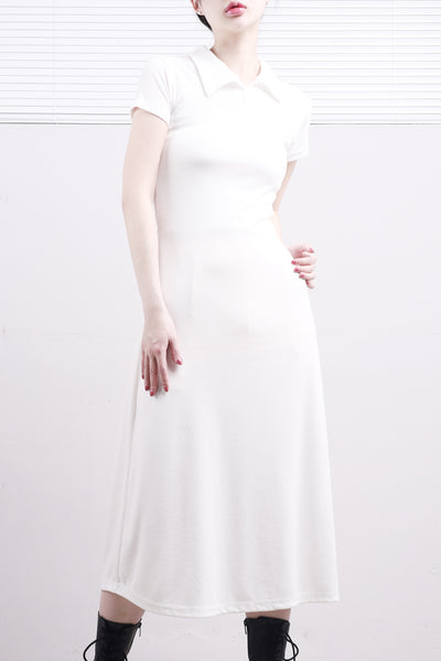 NONCODE(ノンコード) - ローレンポロカラーロングワンピース / Lauren Polo Collar Long One Piece – einz.jp