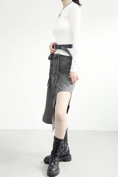 NONCODE(ノンコード) - ベルネストリングアンバランススカート / Belne String Unbalance Skirt – einz.jp