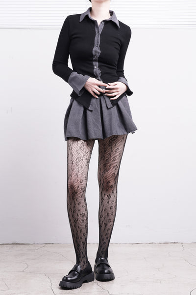 NONCODE(ノンコード) - ウェッソンカラーリブ編みスカート / Wesson Color Matching Ribbed Skirt – einz.jp