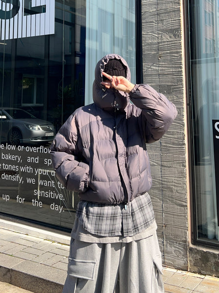 KOOLOSET (クロゼット) - クロップウェロンフードペディン / Crop Wellon Hood Padding – einz.jp