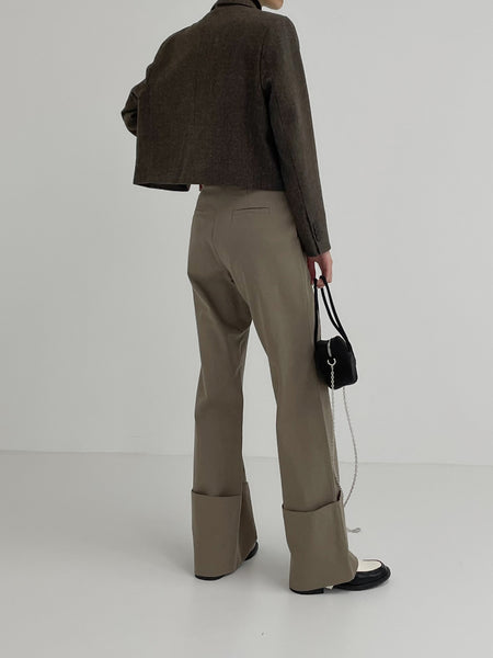 INCHANT ME(インチャントミー) - カブラセミブーツカットパンツ / Cabra semi bootcut pants – einz.jp