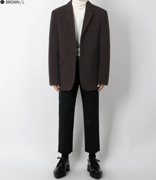 SCENERITY (シナリティ) - イドゥン3ボタンウールジャケット / Aeden 3 button wool jacket – einz.jp