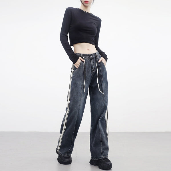 NONCODE(ノンコード) - リレンダブルストラップデニムパンツ/ Relen double strap denim pants – einz.jp