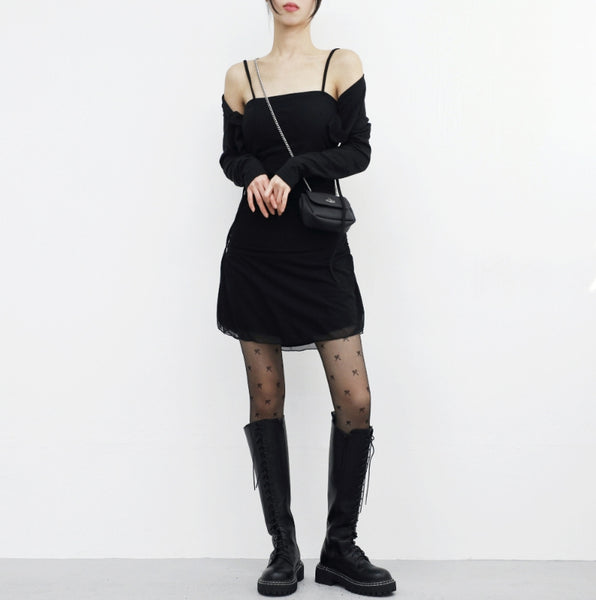 NONCODE(ノンコード) - リュヒボレロアンドシャーリングワンピースセット / Luhi Bolero + Shirring One Piece Set – einz.jp