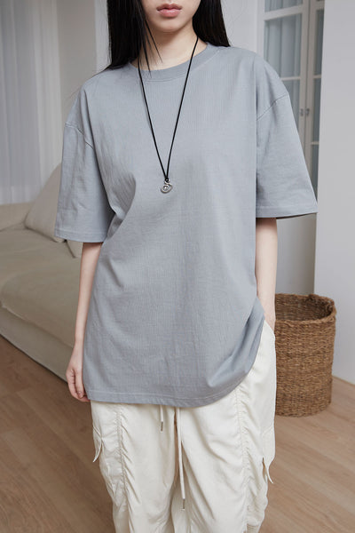 COLOR iN ID(カラーインアイディー) - ショルダーディテールベーシックTシャツ / Shoulder Detail Basic Tee – einz.jp