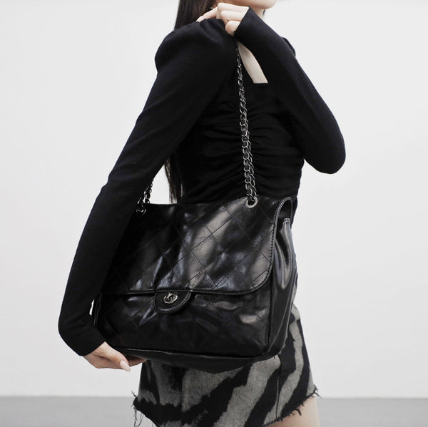 NONCODE(ノンコード) - ラミーチェーンキルティングショルダーバッグ / Ramey Chain Quilting Shoulder Bag – einz.jp