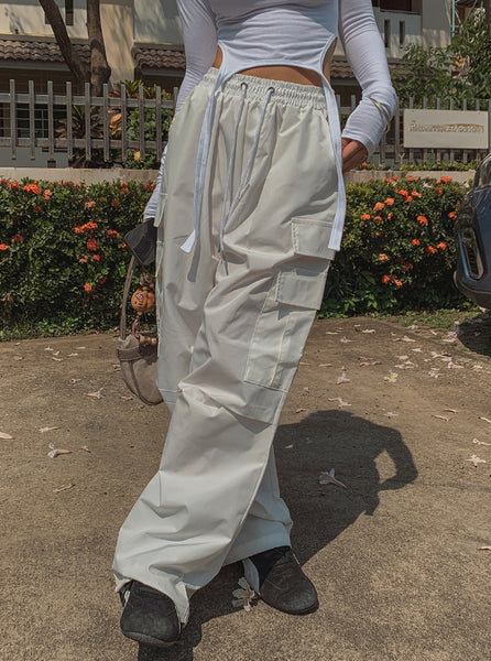 U LAN (ユーラン) - モーメントリップストリングカーゴパンツ / Moment Lip String Cargo Pants – einz.jp