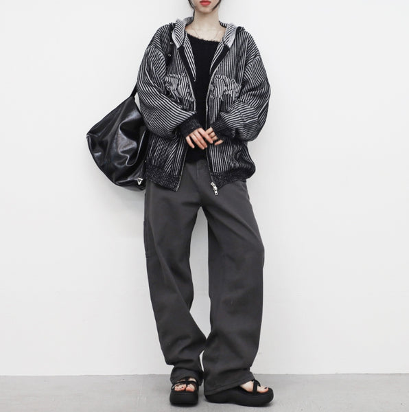 NONCODE(ノンコード) - [男女兼用]オナンツーウェイフードジップアップ / (Unisex) Onan Two Way Hooded Zip-Up – einz.jp