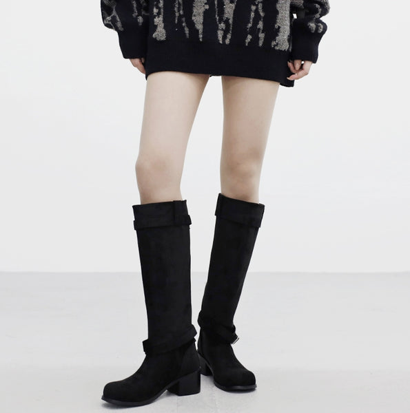 NONCODE(ノンコード) - デミンベルトスエードブーツ / Demin Belt Suede Boots – einz.jp