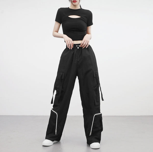NONCODE(ノンコード) - ウトジッパーカーゴワイドパンツ / Utto Zipper Cargo Wide Pants – einz.jp