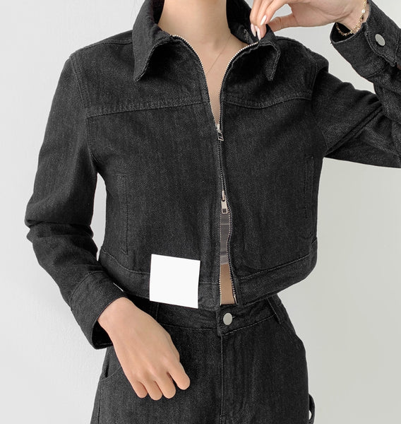 BOK PLACE (ボックプレイス) - ロウノンフェードクロップドツーウェイジャケット / Raw non-fade cropped two-way jacket – einz.jp