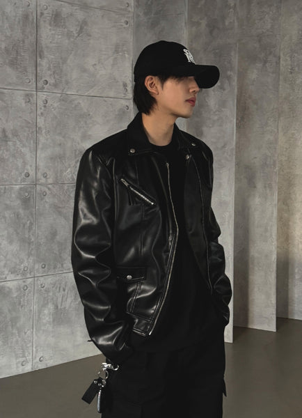 DEARMINE(ディアマイン) - Hフェイトレザージャケット/ H Fate leather jacket – einz.jp