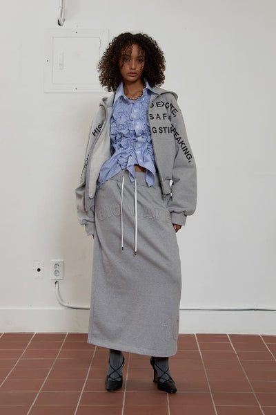 ESC STUDIO（イーエスシーステュディオ） - ビッグウェーブロングスカート / big waves long skirt – einz.jp