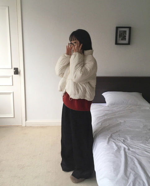 WONDER WONDER (ワンダーワンダー) - チェッキーベーシックパステルウェロンショートペディン / Chetki Basic Pastel Wellon Short Padding ...