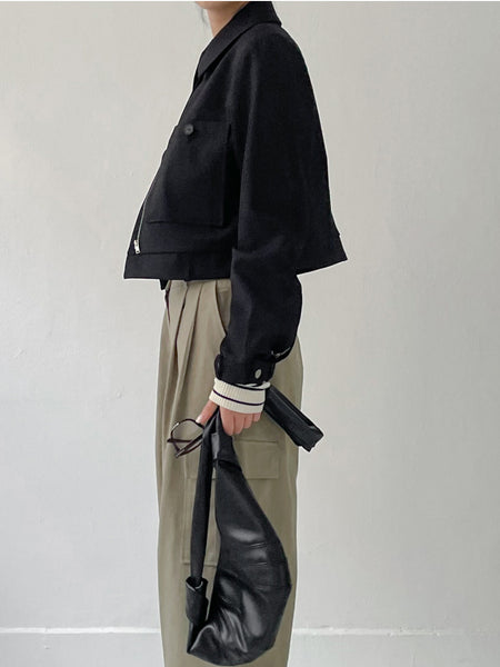 INCHANT ME(インチャントミー) - クオリッドツーポケットクロップジャケット / Quarried Two Pocket Crop Jacket – einz.jp