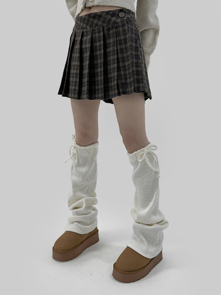 mnem(ムネム) - リーブンストラップレッグウォーマー/ Riven Strap Leg Warmer – einz.jp