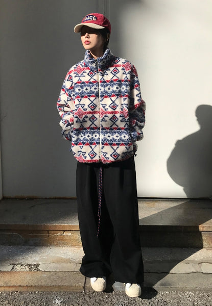 AAKE (アケ) - エスニックフリースジャンパー / ETHNIC FLEECE JP – einz.jp