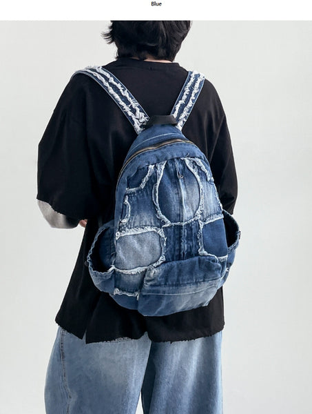 YOURNUS (ユアノス) - タートルフリンジデニムバックパック / Turtle Fringe Denim Backpack – einz.jp