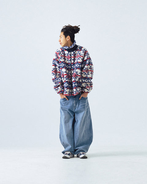 ANGLAN (アングラン) - ノルディックフリースジャケット / Nordic Fleece Jacket – einz.jp