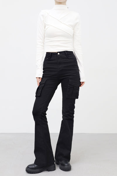 NONCODE(ノンコード) - バンビブーツカットカーゴパンツ / Bambi bootcut cargo pants – einz.jp