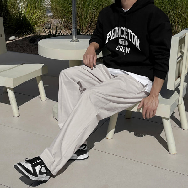 modernif (モダンイフ) - プリンストンレタリングフードTシャツ / Princeton lettering hood T ...