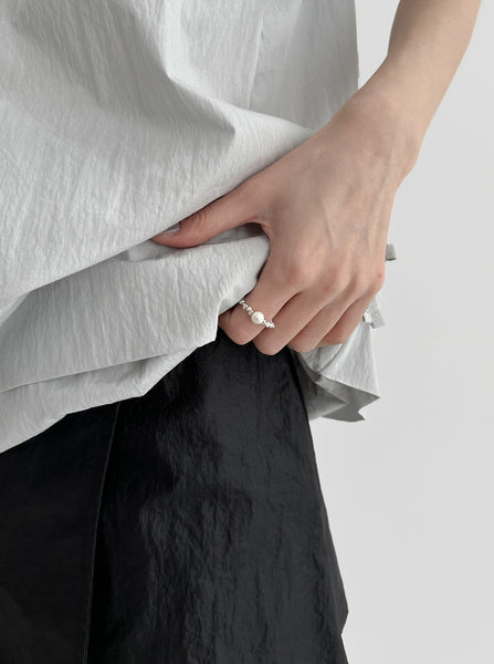 mnem(ムネム) - ルビレンパールリング / Ruby Ren Pearl Ring – einz.jp