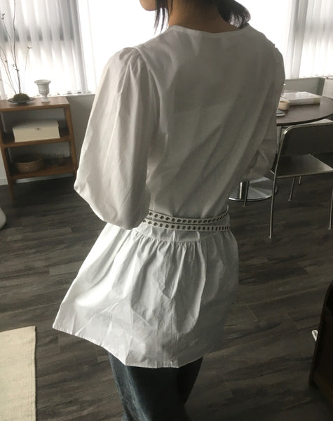 WONDER WONDER (ワンダーワンダー) - メニンピンタックミニワンピース / Menin pin tuck mini one ...