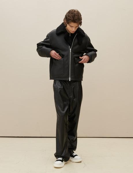 SPERONE (スペロネ) - Lambskin Diagonal Placket Jacket – einz.jp