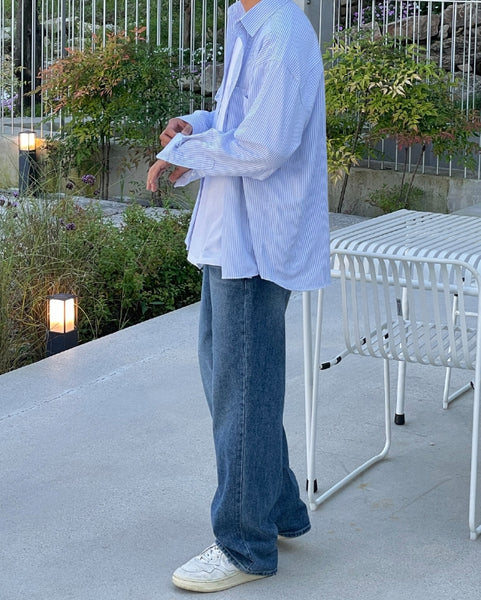 modernif (モダンイフ) - シコセミワイドデニムパンツ / Sico Semi-Wide Denim Pants – einz.jp