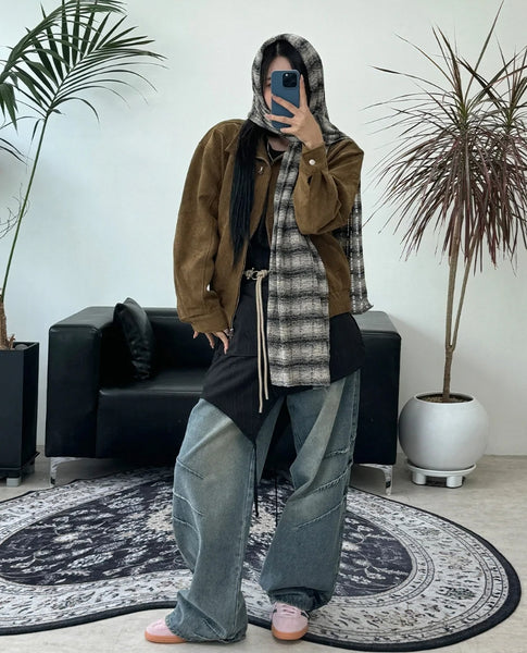 SATIIIZ (サティーズ) - レイティダートリンクルデニムパンツ / Leiti Dart Wrinkle Denim Pants ...