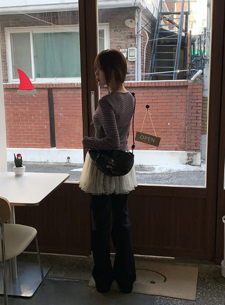 Anyone more (エニワンモア) - ジェナレイヤーシースルーカラーワンピース / Jenna Layered See-Through ...