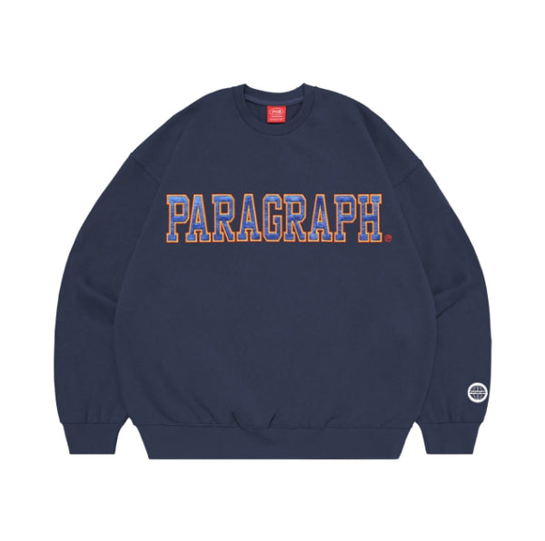 Paragraph(パラグラフ) - no.71シンプルサテンロゴスウェットシャツ / no.71 SIMPLE SATIN LOGO ...